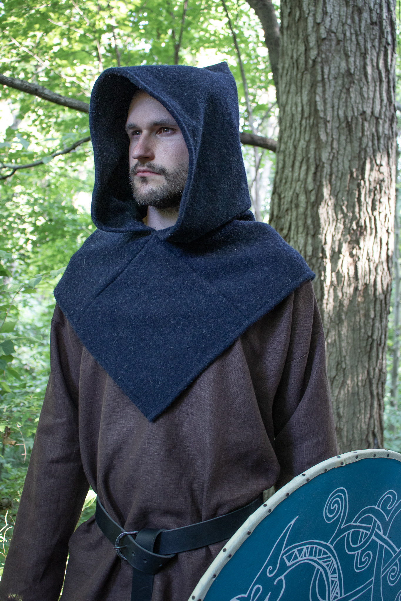 Viking Hood Wool, Skjoldehamn Medieval Garb - Several Colors Available ...