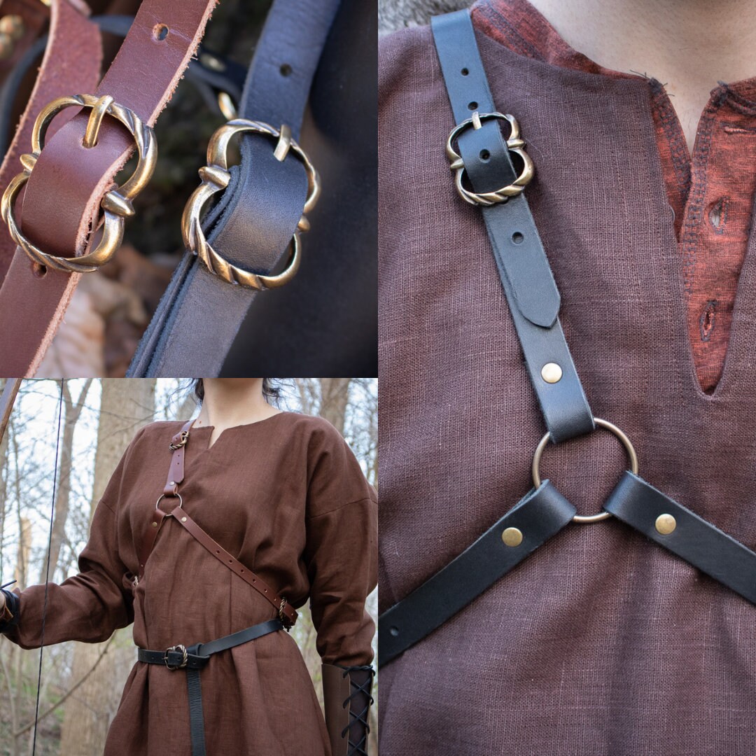 LARP Quiver Archery Leather Quiver Medieval Viking Style 3 - Etsy Canada
