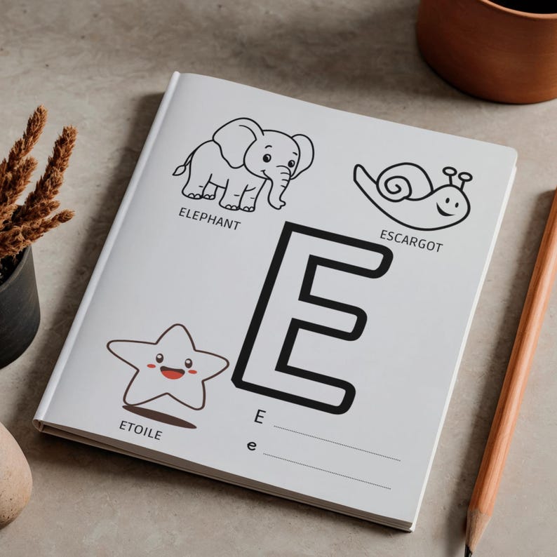 Alphabet Coloring and Tracing Book, 26 Pages A-Z, Learning the Alphabet ...