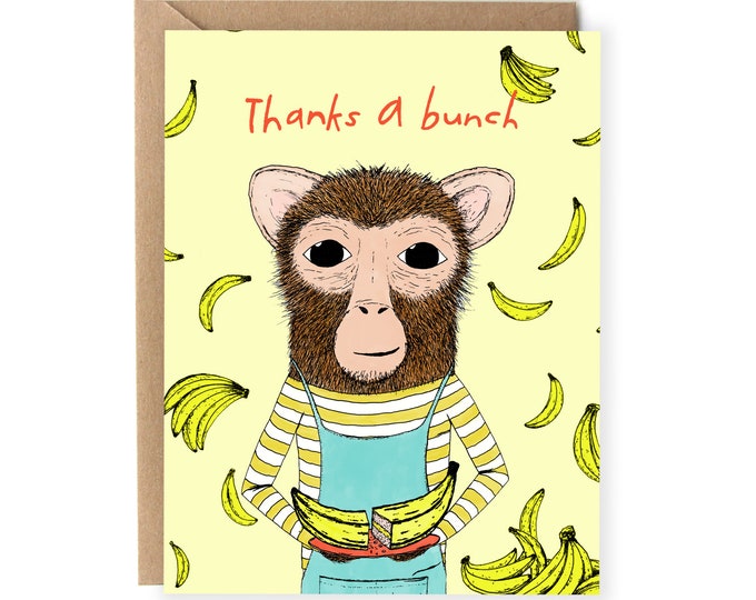 Funny Thank You Card, Pun, Thank You Cards, for Friend, for Him, Food ...
