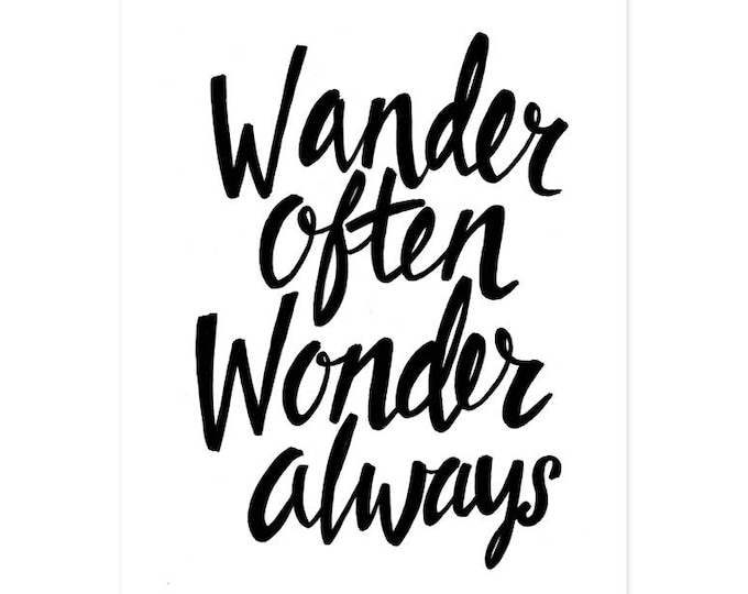 Wander Often Wonder Always® Wall Art - Etsy