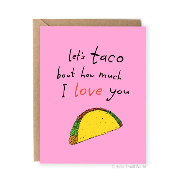 Taco Card - Etsy