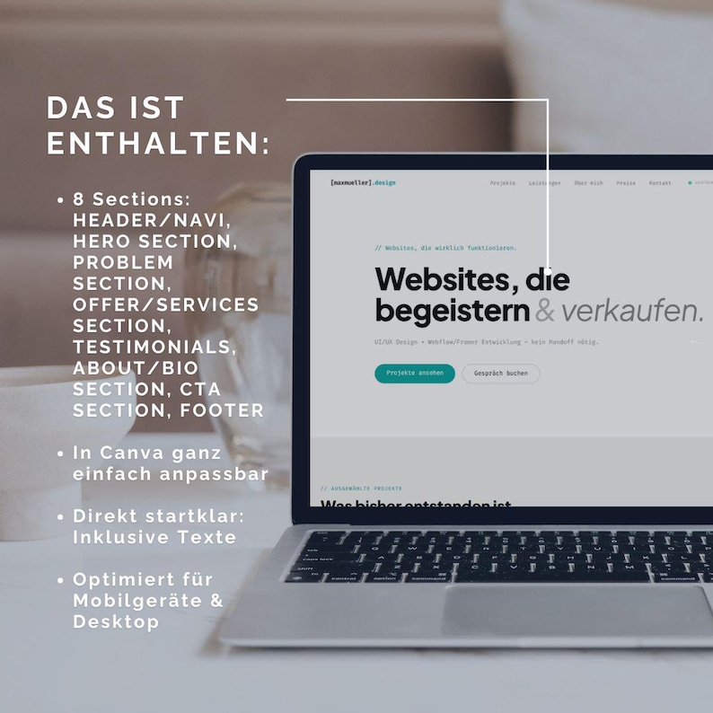 Web Designer Website Template Canva | Professional Website for Web ...