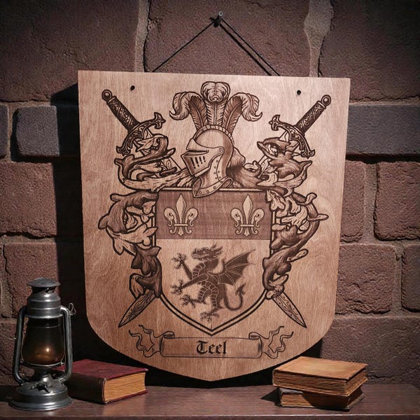 Custom Heraldry Wood - Etsy