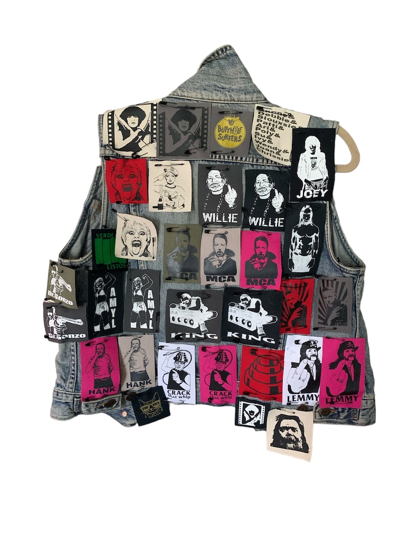 Amyl and the Sniffers Fan Art Handmade Canvas Patch Iron on Customized ...