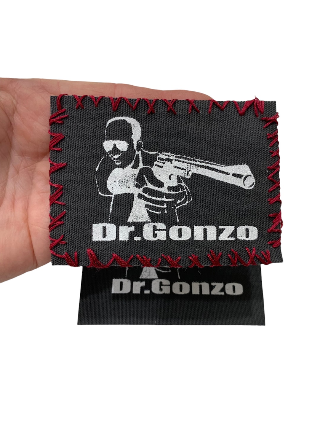 Dr. Gonzo Patch - Hunter S Thompson Fan Art, Canvas Iron-on - Etsy