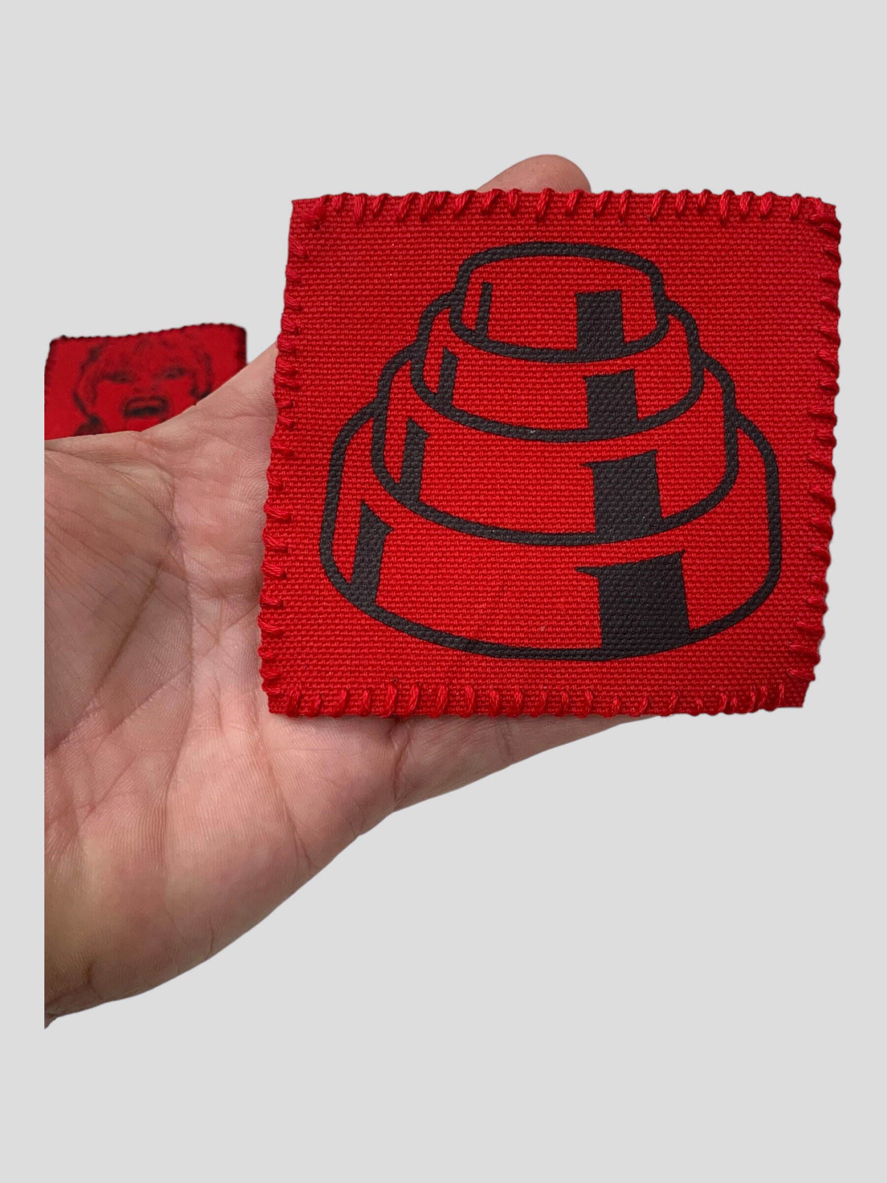 DEVO Energy Dome New Wave Fan Art Handmade Canvas Patch Iron on ...