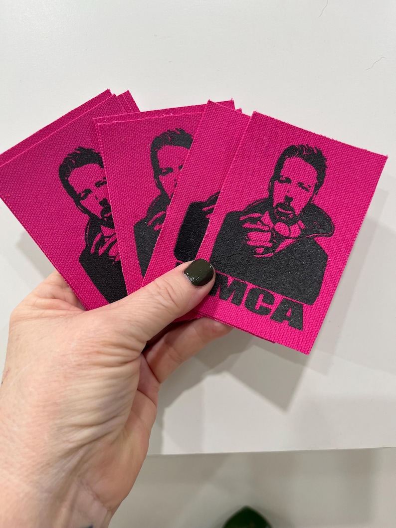 MCA Beastie Yauch Fan Art Handmade Canvas Patch Iron on Customized ...