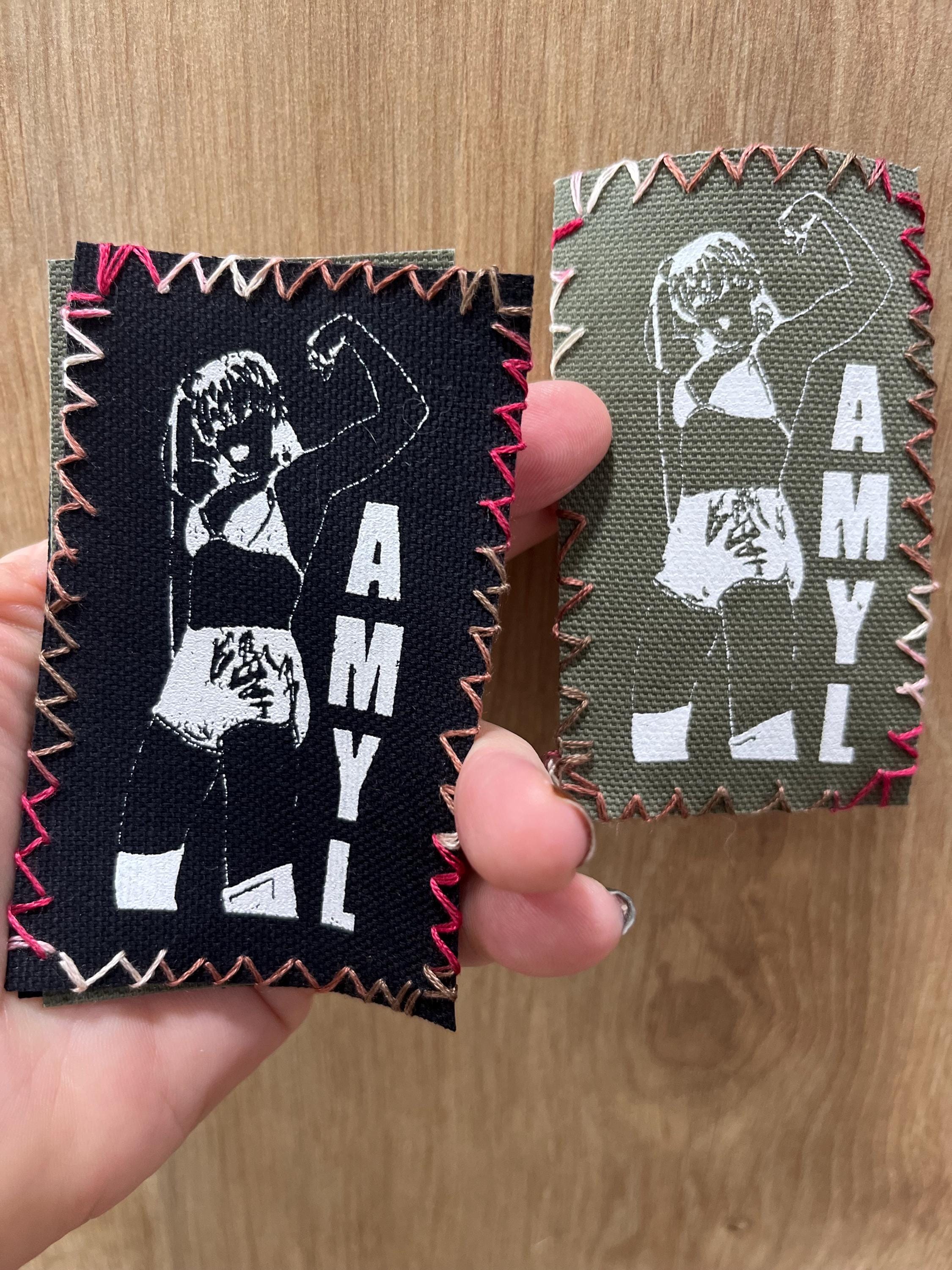 Amyl and the Sniffers Fan Art Handmade Canvas Patch Iron on Customized ...