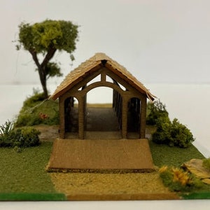 1:144 Micro Mini Wooden Scale Model KIT, Covered Bridge, 1/144 Scale - Etsy