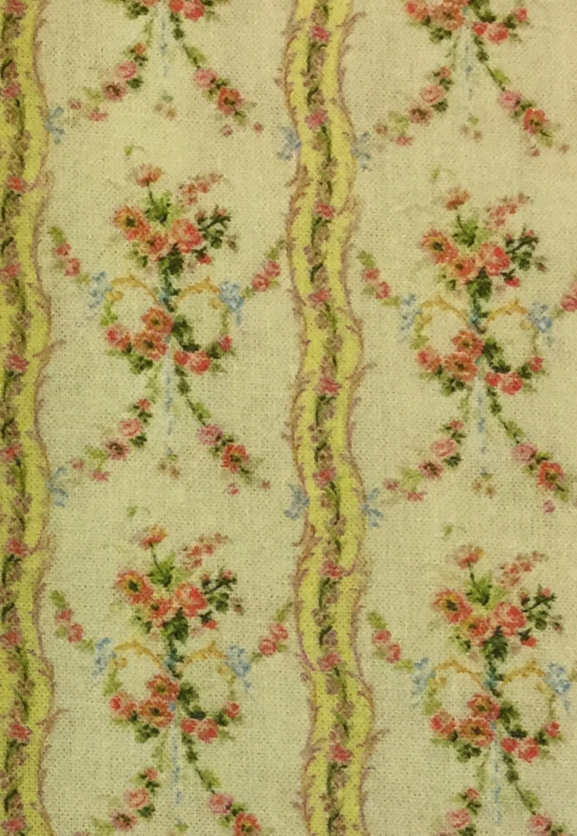 1:12 Dollhouse Miniature FABRIC Matching Fabric Fabric - Etsy