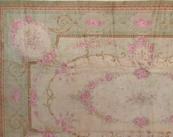 Shabby Chic Rug - Etsy