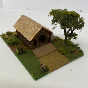 1:144 Micro Mini Wooden Scale Model KIT, Covered Bridge, 1/144 Scale - Etsy