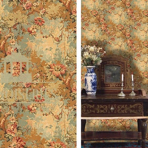 1:12 Dollhouse Miniature WALLPAPER, Adelaide, Scale One Inch - Etsy