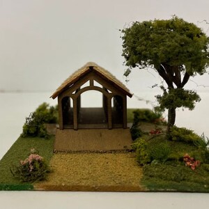 1:144 Micro Mini Wooden Scale Model KIT, Covered Bridge, 1/144 Scale - Etsy
