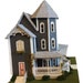 1:48 Wooden Dollhouse Kit, Gorgeous Victorian Wooden Dollhouse Kit ...