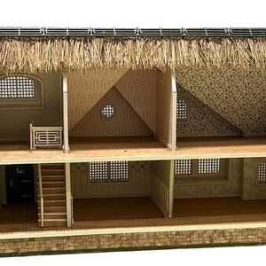 SALE** 1:48 Wooden Dollhouse Dollshouse Kit, English Country Cottage ...