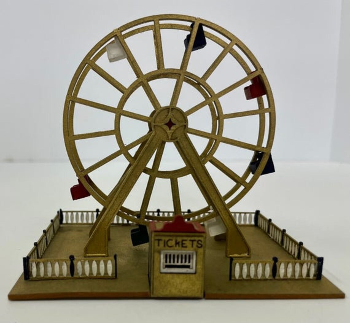 1:144 Micro Mini Wooden Scale Model KIT Ferris Wheel 1/144 | Etsy