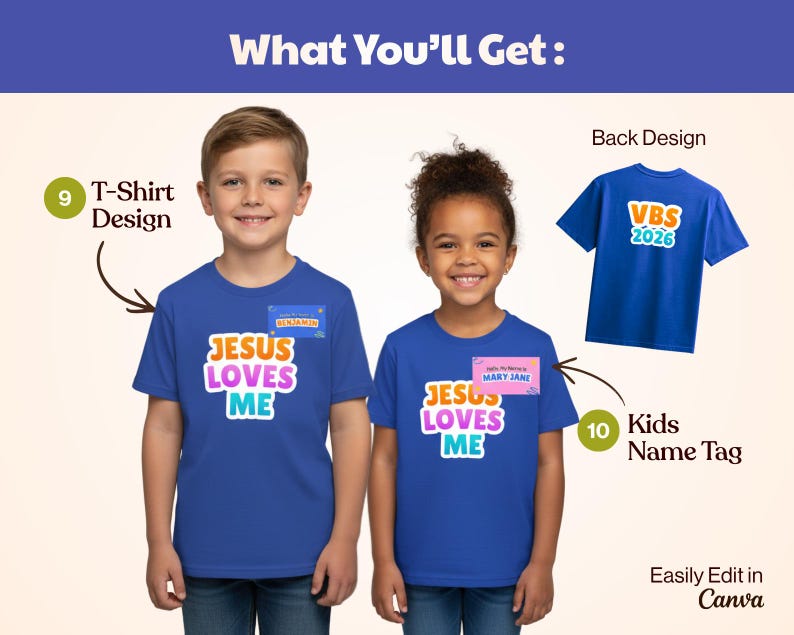 VBS 2026 Canva Bundle, Editable Church Event Flyers, Kids Ministry Kit ...