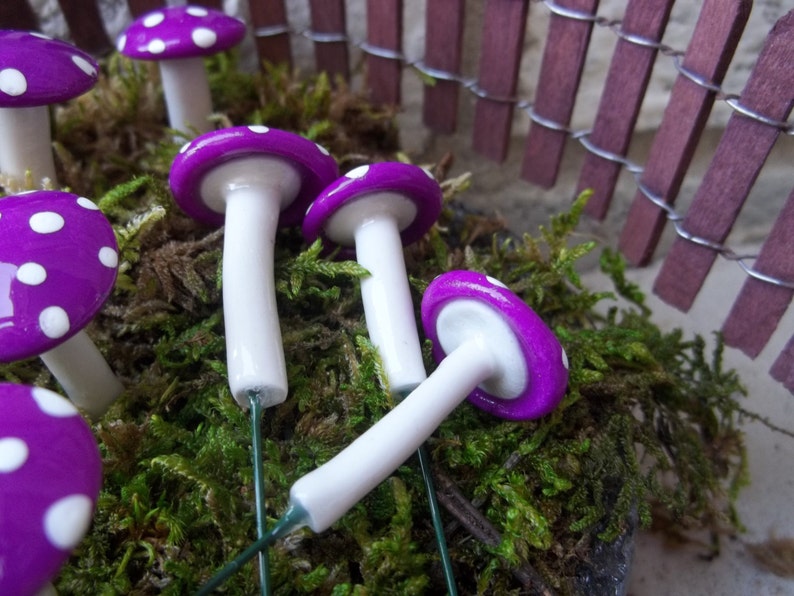 Free Shipping High Quality 10 Violet Purple Miniature - Etsy