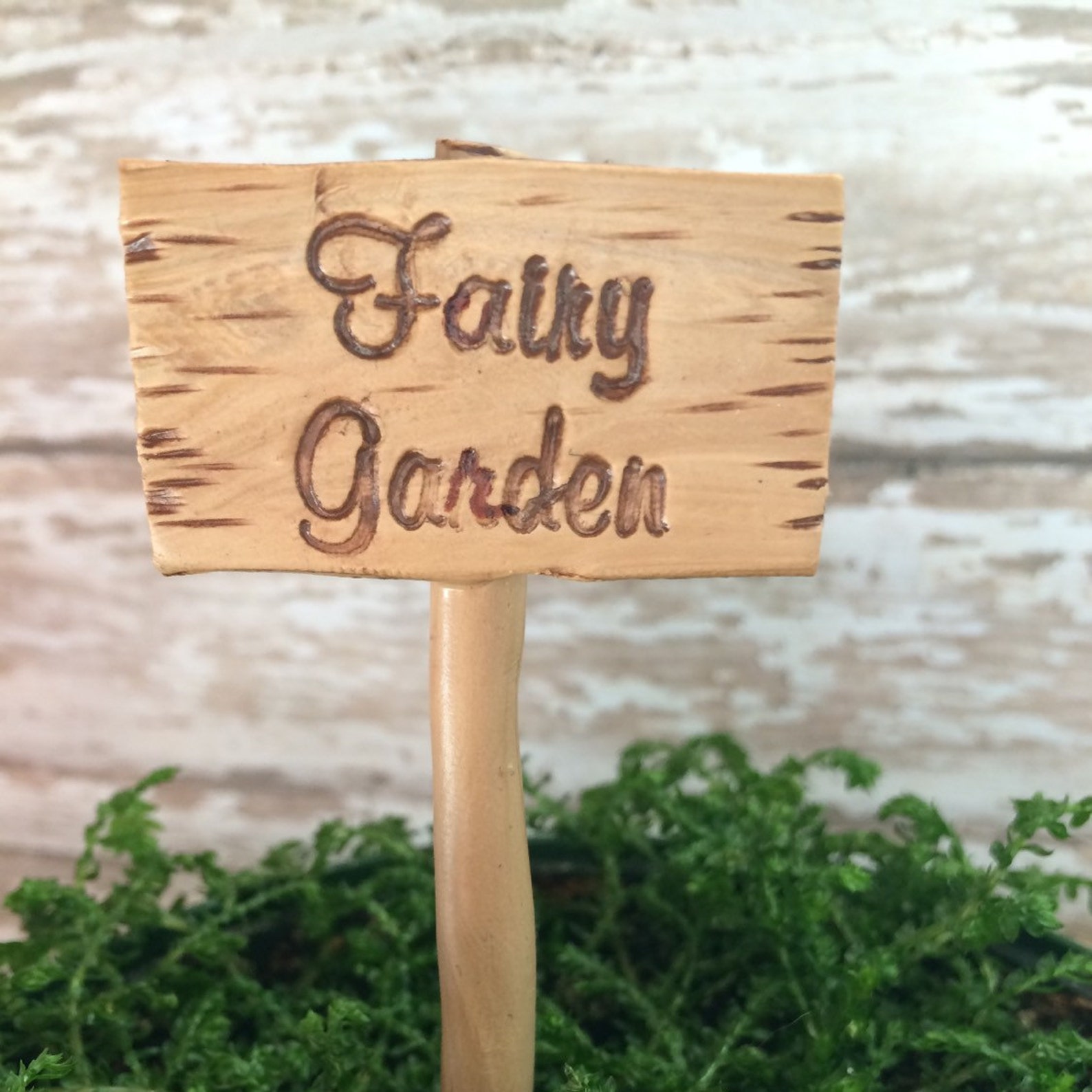 Miniature Fairy Garden Sign Planter Stake Terrarium Marker - Etsy