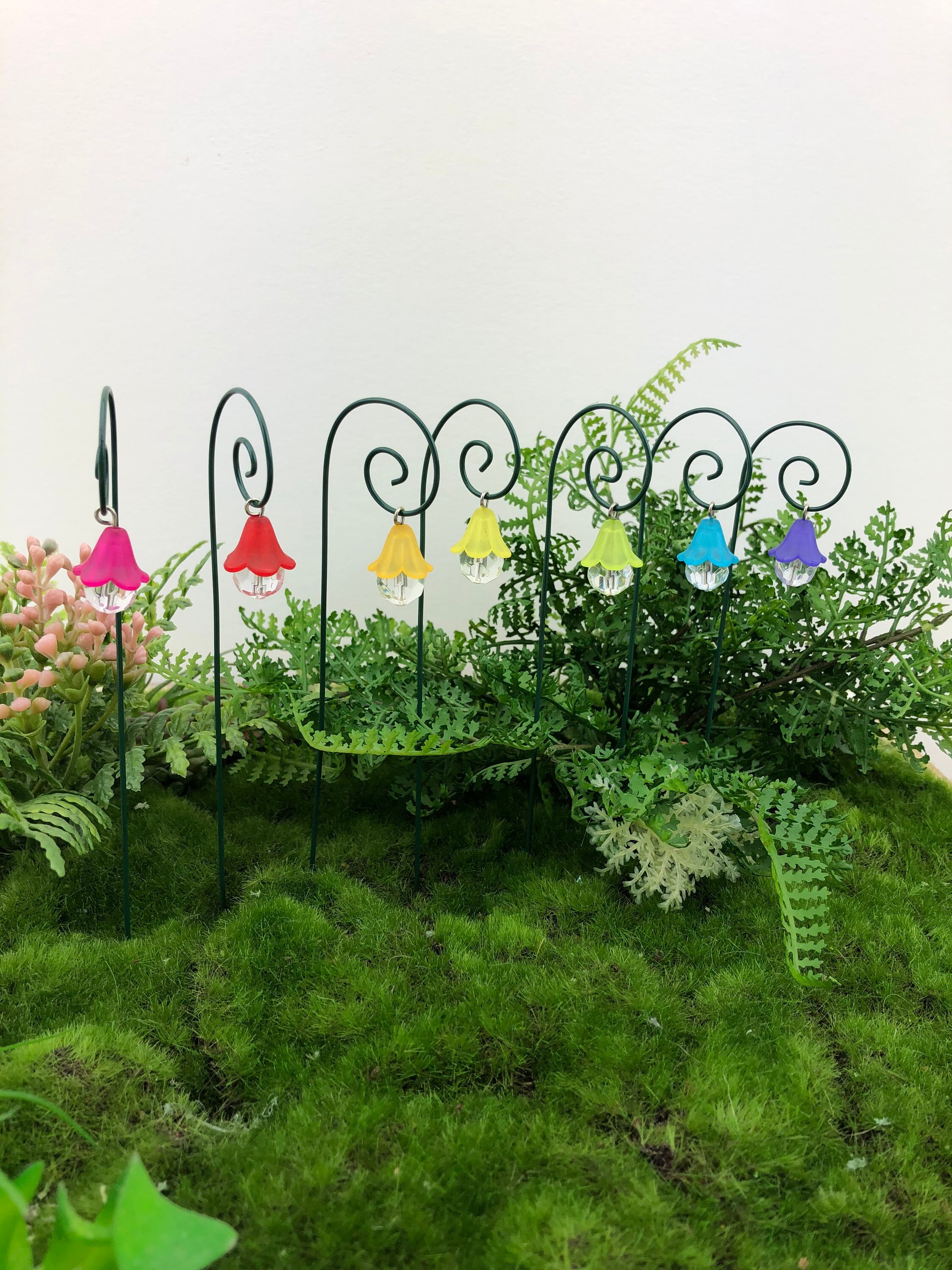 Set of 7 Fairy Garden Lantern Miniature Garden Accessory | Etsy UK