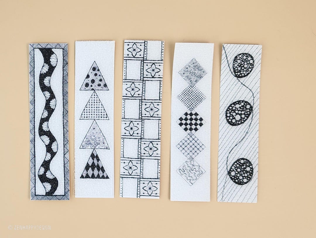 Calm Sensory Sticker: Zentangle Fidget Decal for Anxiety Relief - Etsy UK