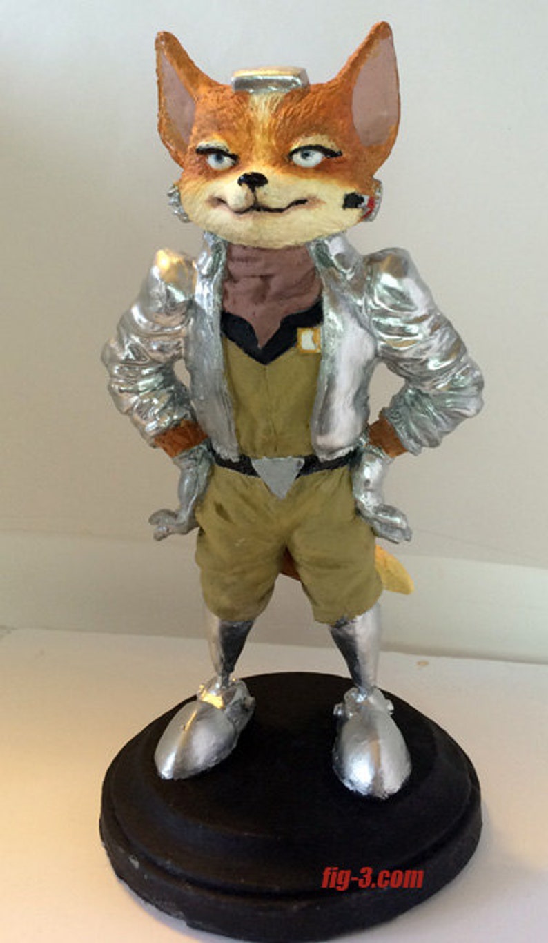RARE Star Fox SNES statue figure | Etsy
