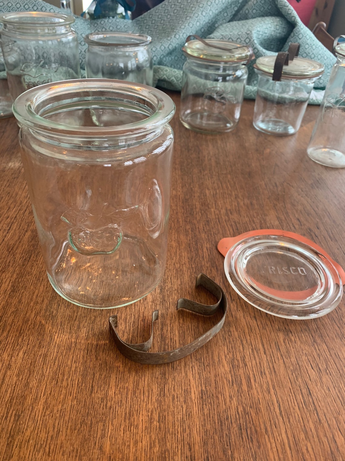 Vintage Danish Storage Jar Made by Kastrup Holmegaard - Kitchen Decor 1 ...