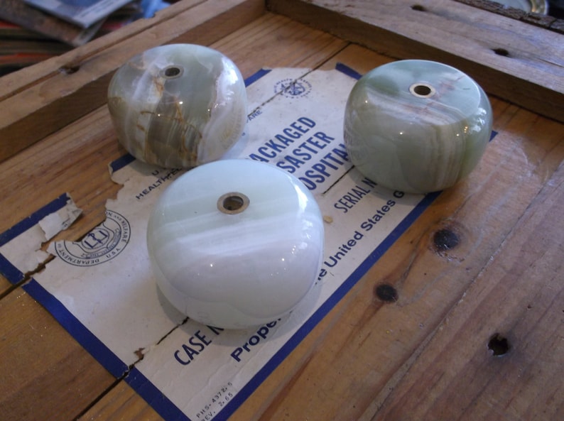 Lot of Ten 10 Marble Onyx Lamp Spacers New Old Stock - Etsy