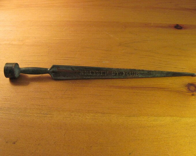 Vintage Lightning Rod - Kretzer St. Louis - Nickel Plated - Etsy