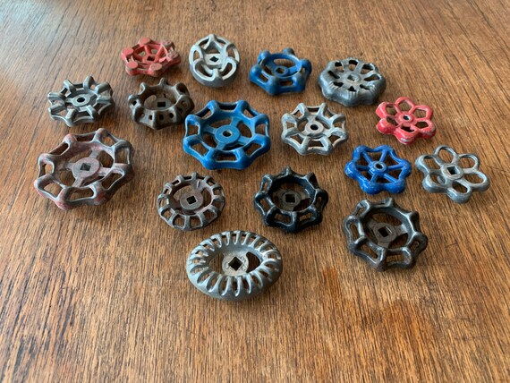 Assemblage of 16 Vintage Gate Valve Handles Industrial | Etsy