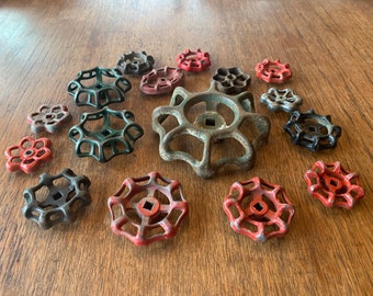 Assemblage of 16 Vintage Gate Valve Handles Industrial - Etsy
