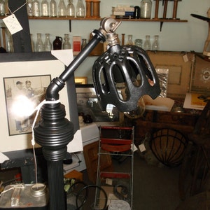 Custom Industrial Table Lamp - Lighting Design - Etsy