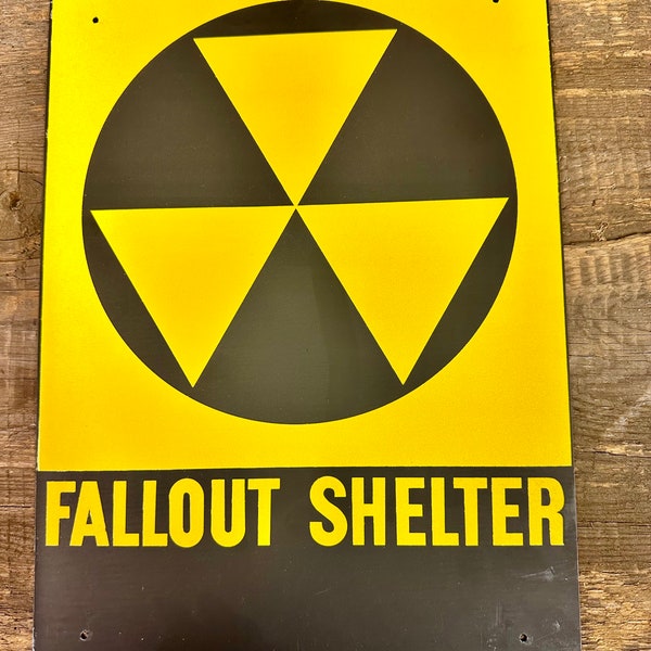 Vintage Fallout Sign - Etsy