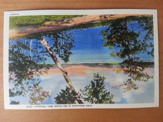 Lot of Five Vintage Linen Postcards Featuring Lake Bomoseen | Etsy