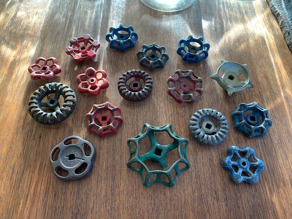 Assemblage of 16 Vintage Gate Valve Handles Industrial | Etsy