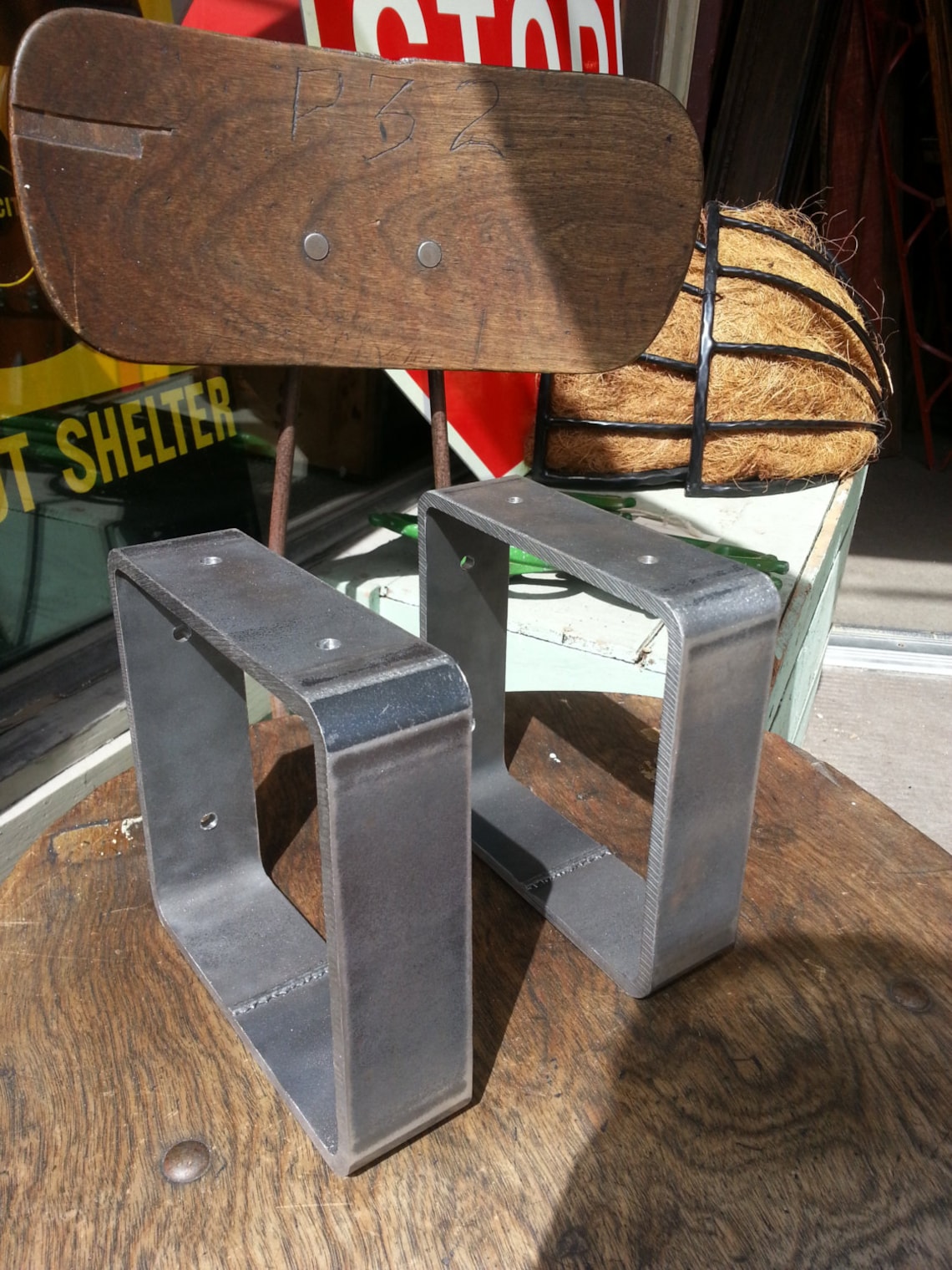 Industrial Style Steel Shelf Brackets Custom Industrial - Etsy
