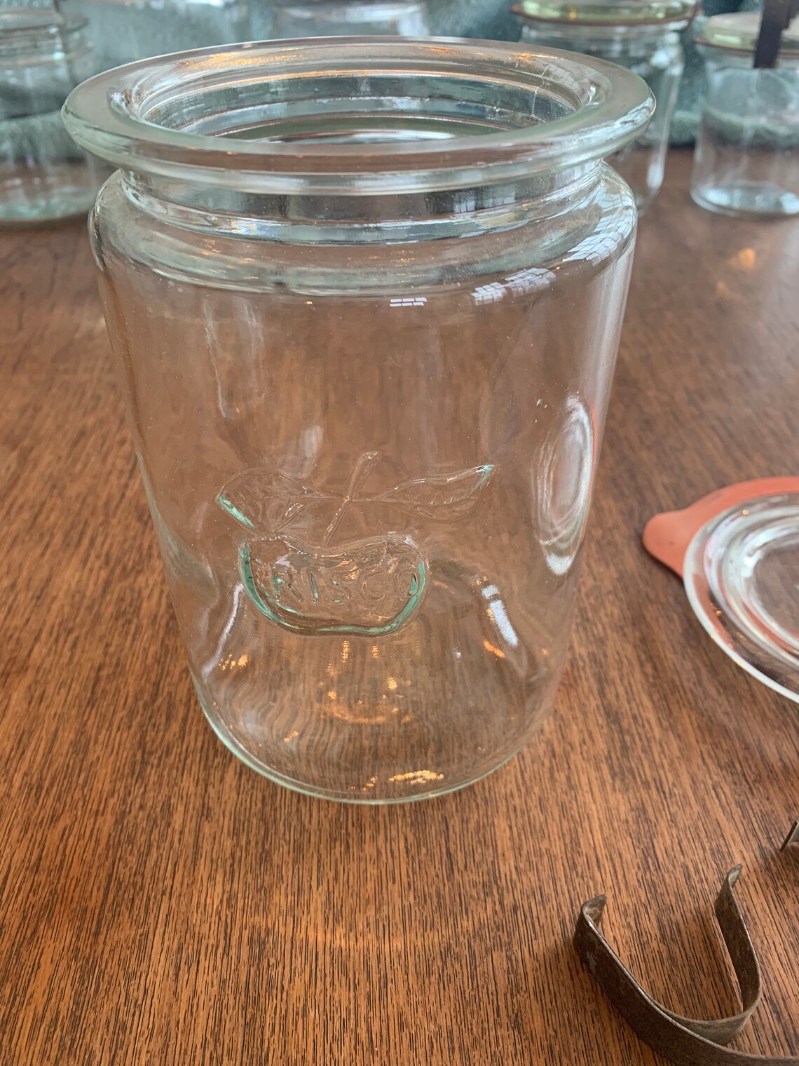 Vintage Danish Storage Jar Made by Kastrup Holmegaard - Kitchen Decor 1 ...