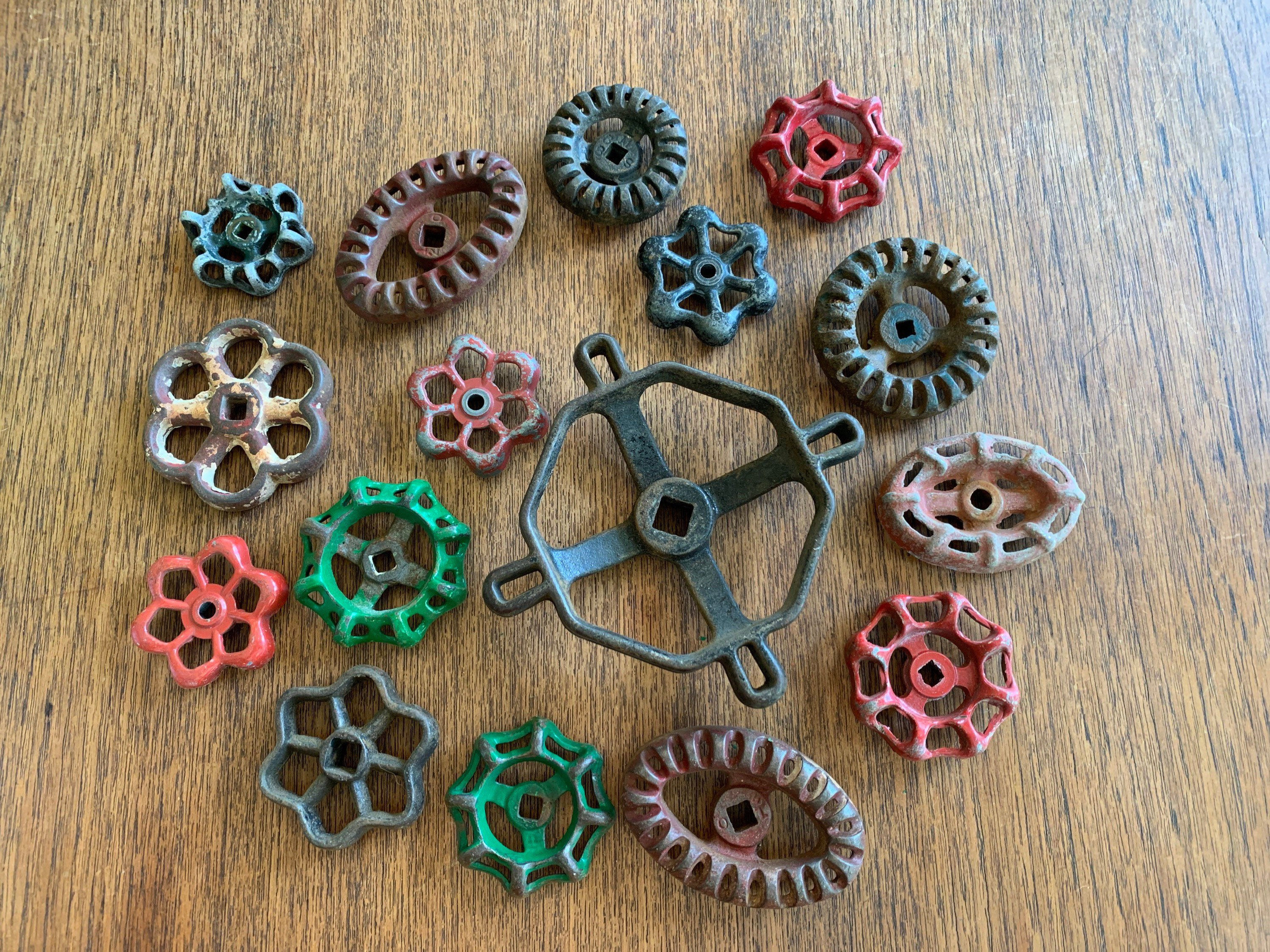 Assemblage of 16 Vintage Gate Valve Handles Industrial | Etsy