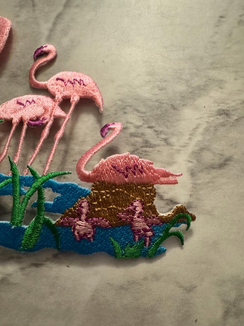 Flamingo Flock Patch - Etsy