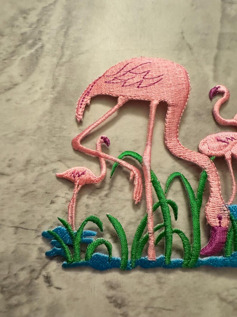 Flamingo Flock Patch - Etsy