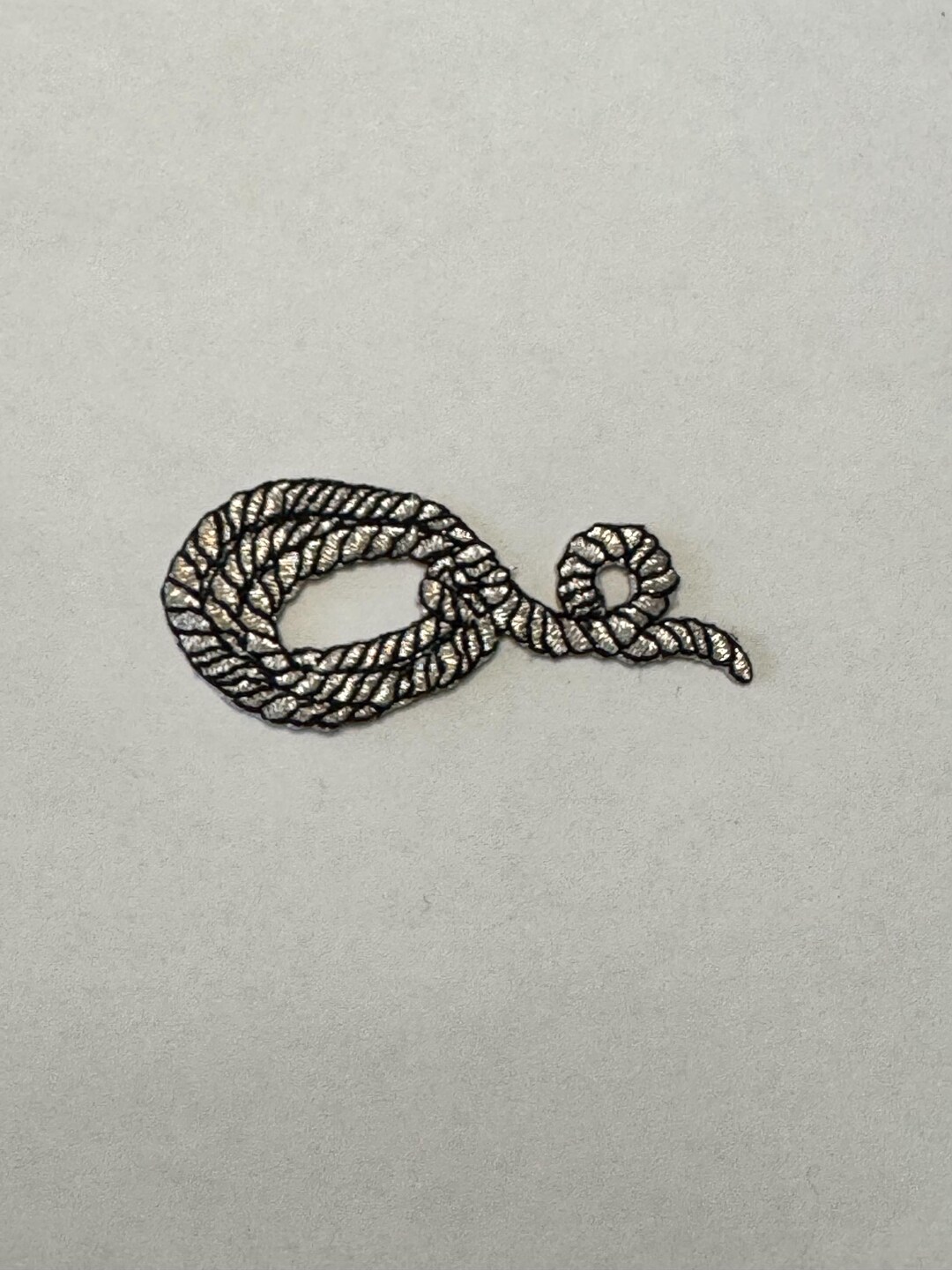 Silver Rope Patch - Etsy