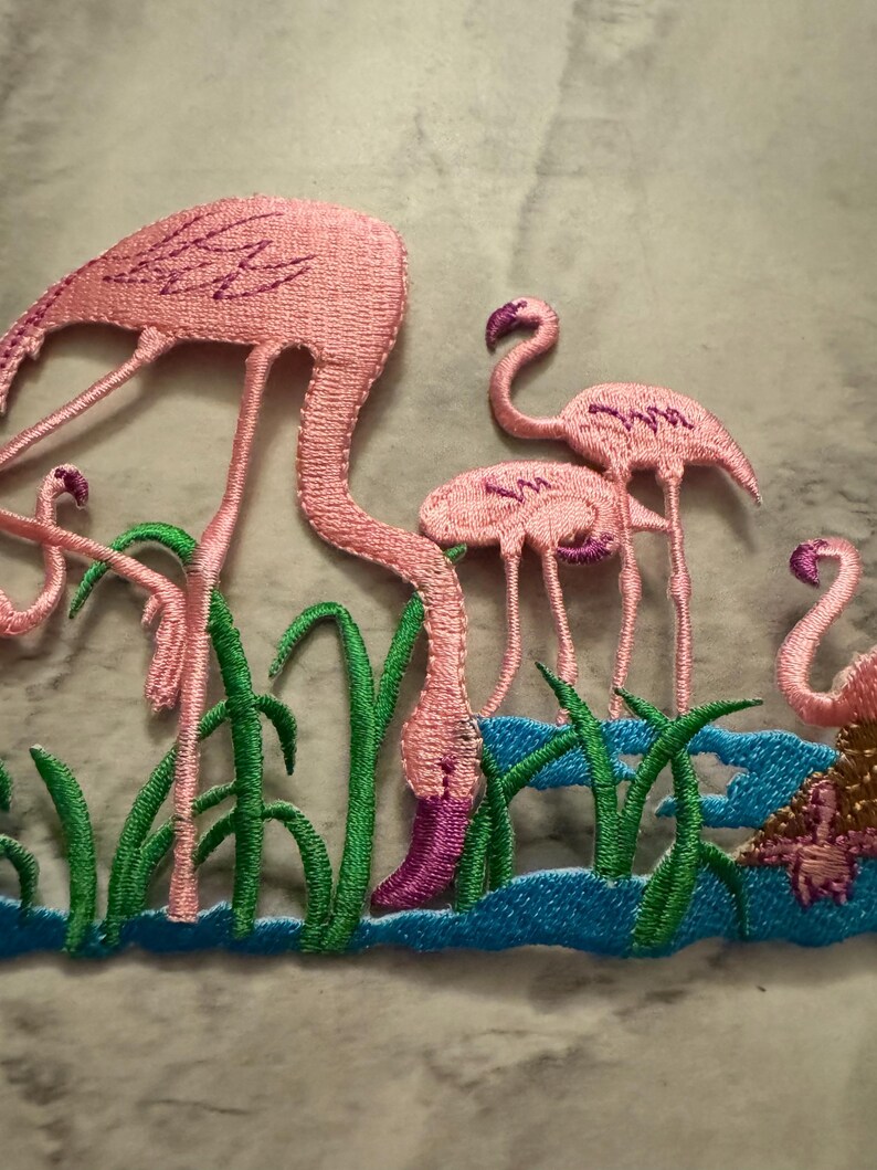 Flamingo Flock Patch - Etsy