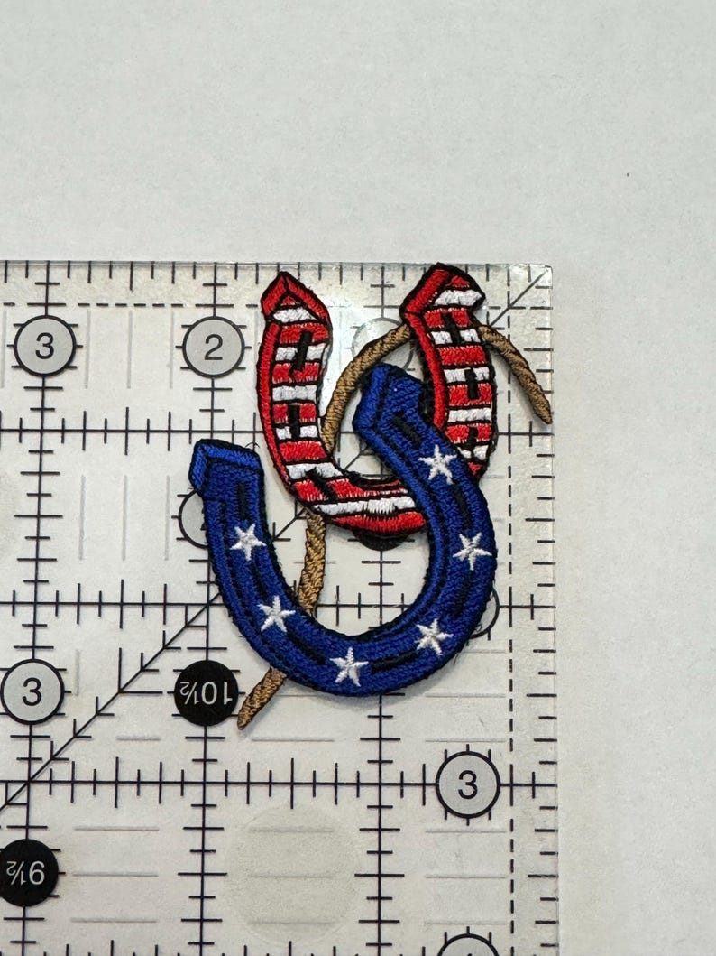 Patriotic Horse Shoes Patch - Etsy