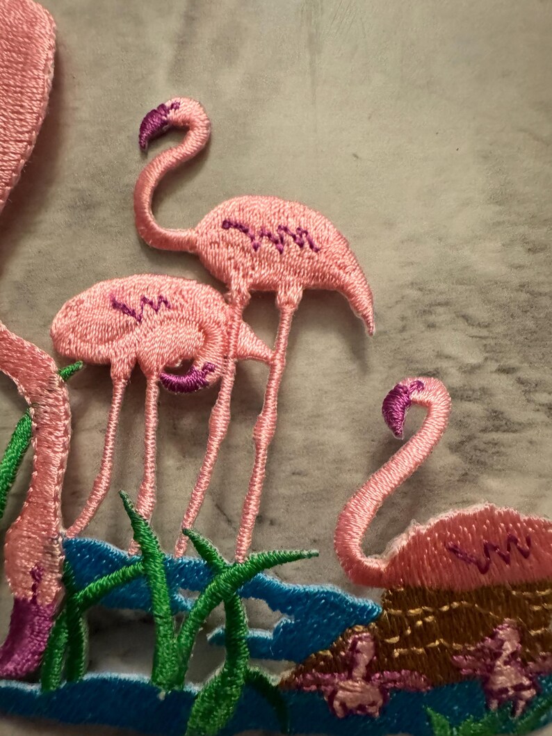 Flamingo Flock Patch - Etsy