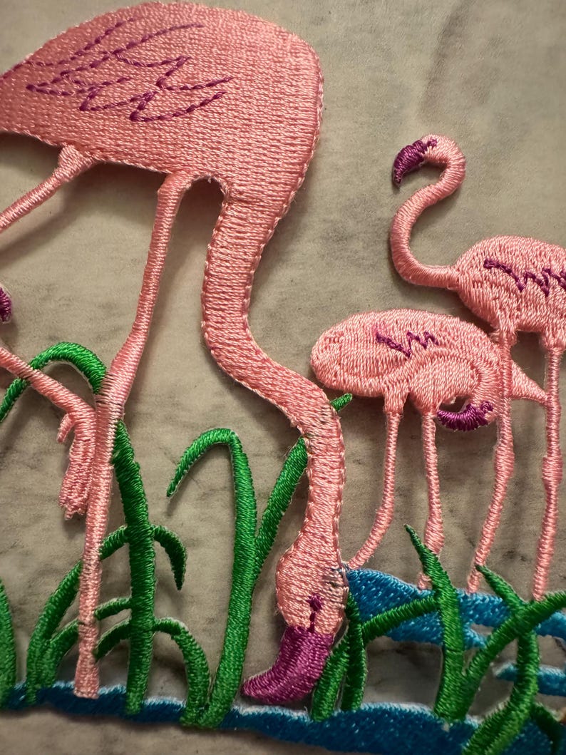 Flamingo Flock Patch - Etsy