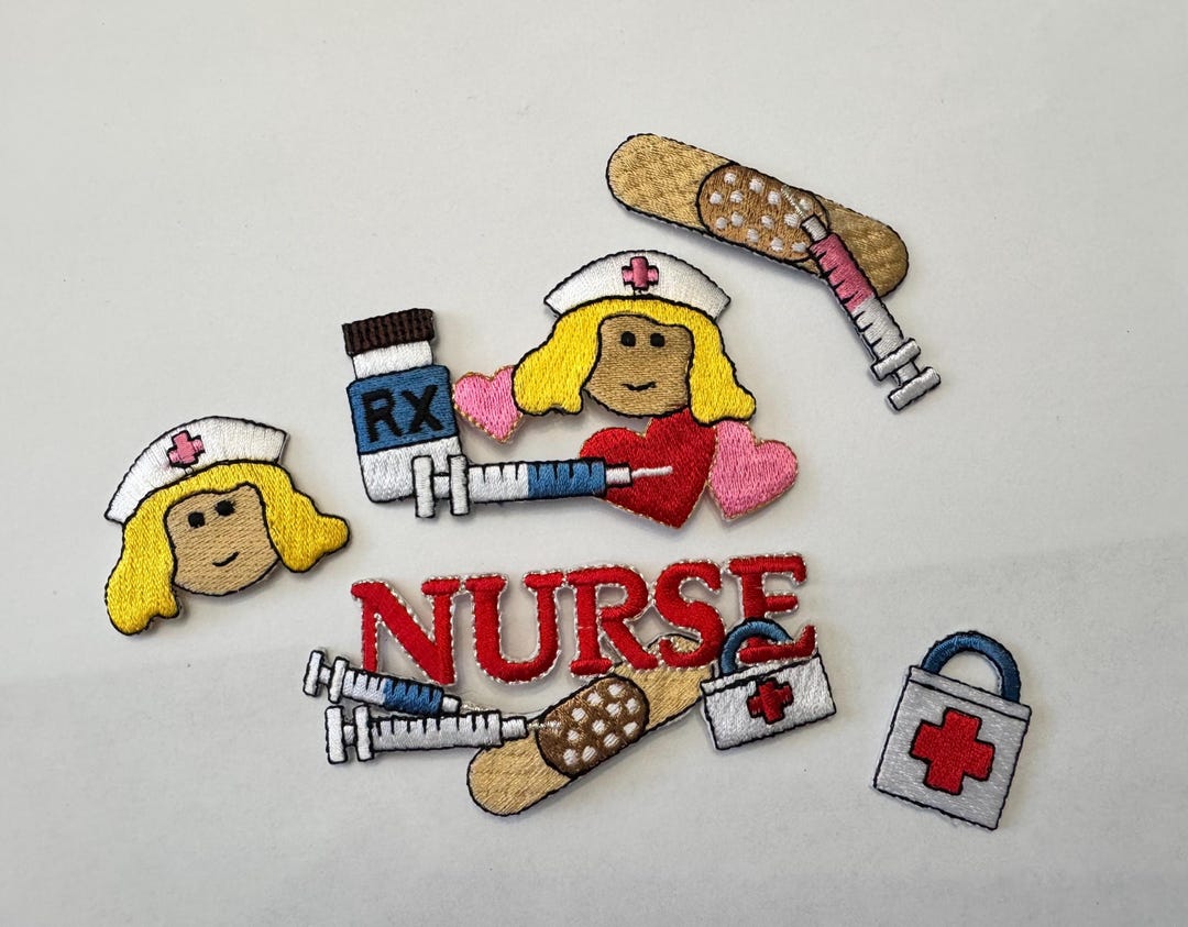 Nurse Set of Patches - Etsy