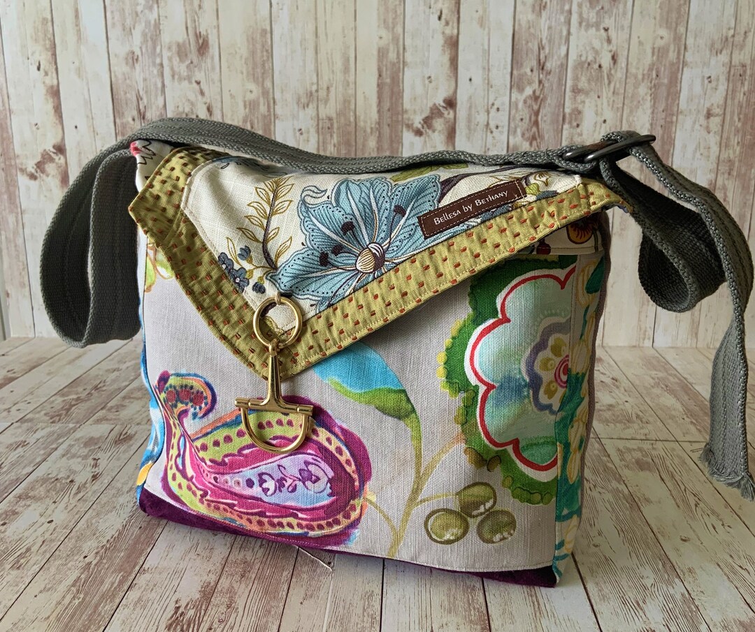 Upcycled Tote, Upcycled Purse, Upcycled Bag, Bohemian Purse, Crossbody ...