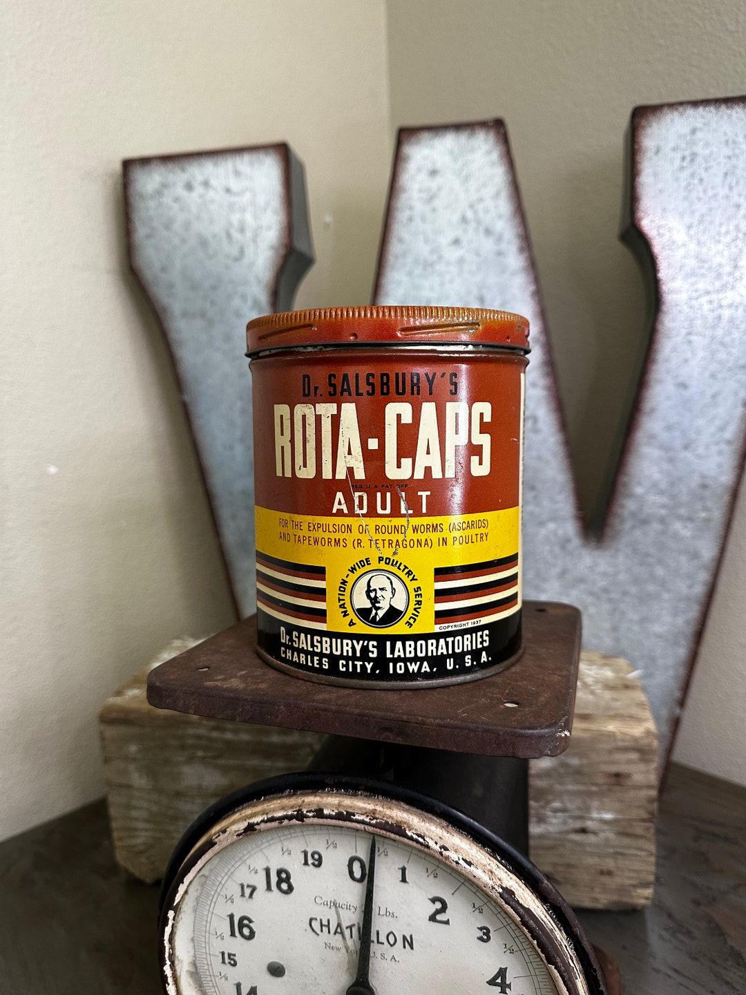 Large 30oz. Dr. Salisburys Rota-caps Medicine Tablets for Chickens and ...